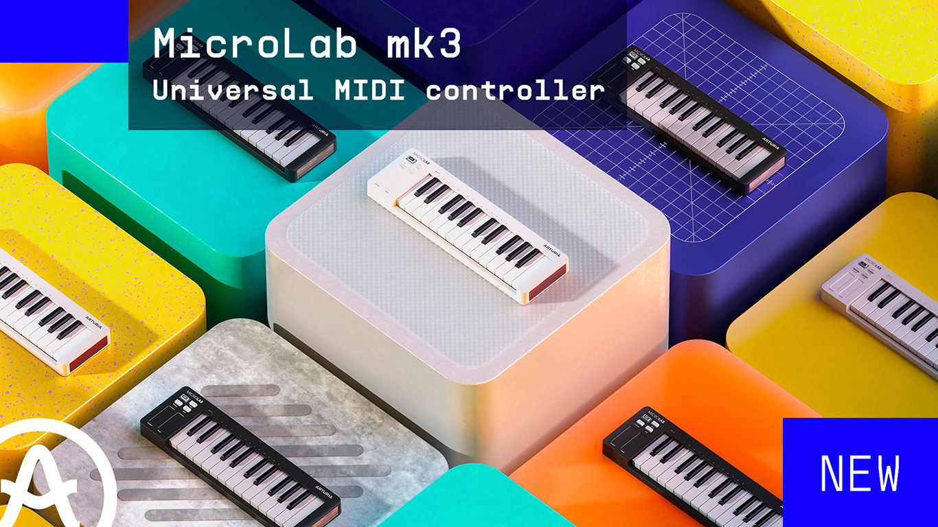 Arturia MicroLab mk3 получила новую внешность и улучшенную клавиатуру — SAMESOUND